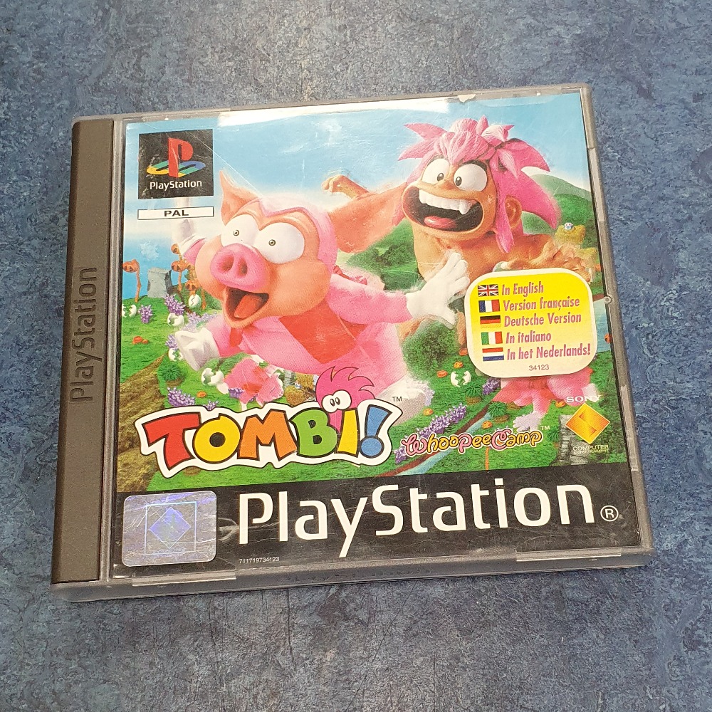 Pre-owned Sony playstaion 1 Tombi Playstation 1 with case and manual ...